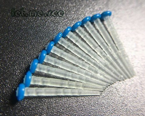 100Pcs Dental Quartz Fiber Post 1.6mm Teeth Defect Restoration Resin ...