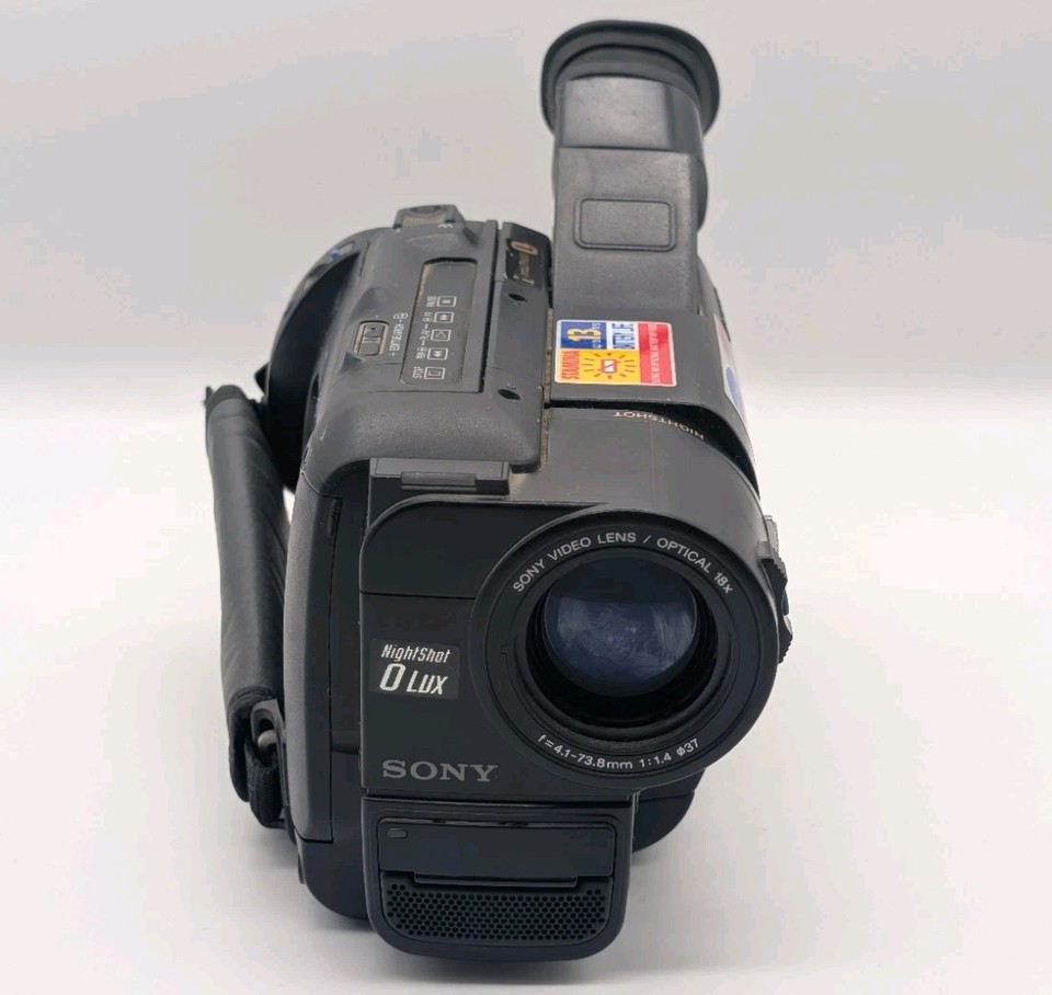 Sony Handycam NighShot CCD-TR416 Video 8 XR Camcorder 180x Digital Zoom ...