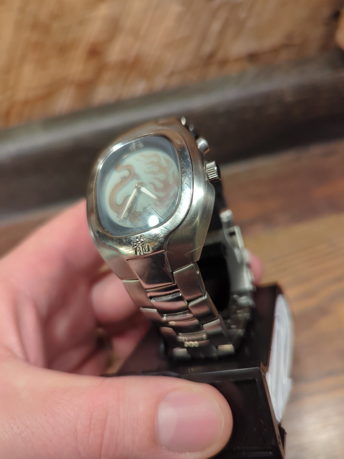 Fossil Big Tic Animated Dragon Stainless Steel 50m Jr-8097 Men's Watch for sale online | eBay