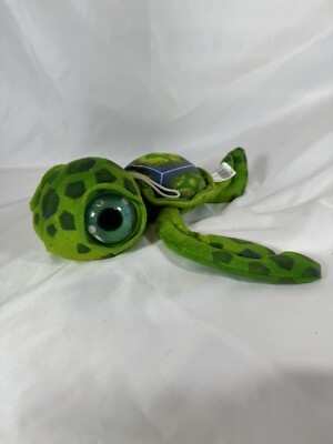 Fiesta Green With Blue Big Eyed Turtle Tortoise, Slowpoke Sea Life 17.5 ...