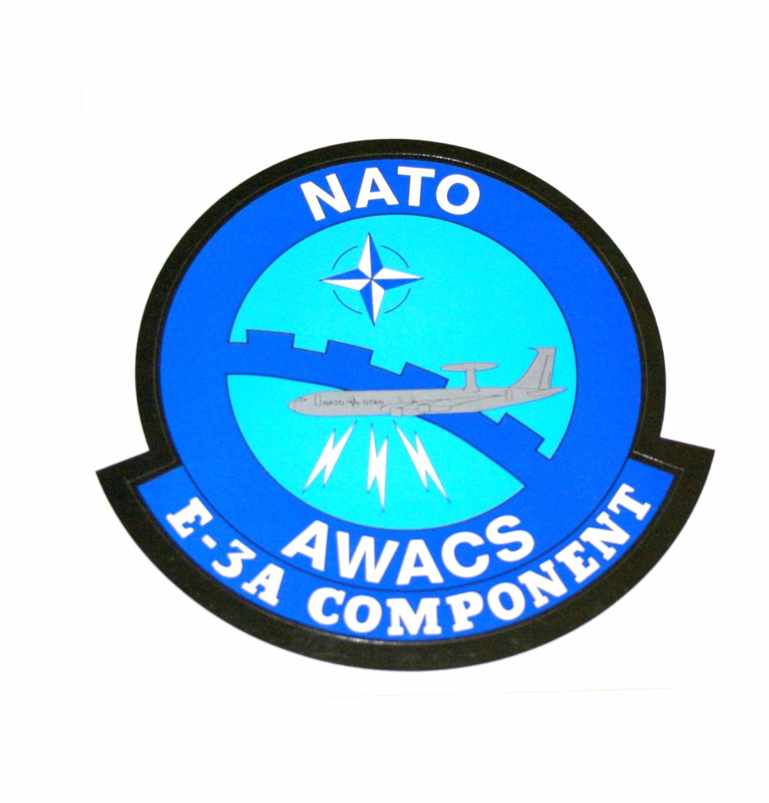 Grumman NATO 3A Component AWACS Aerospace Jet Sticker New NOS 1990s | eBay