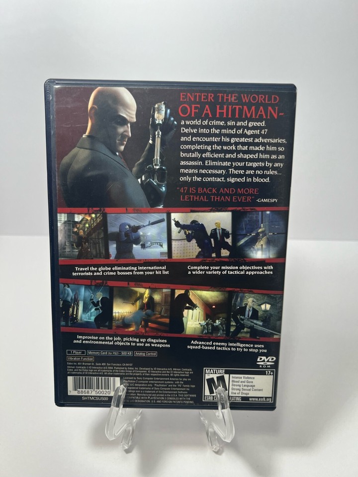Hitman Contracts (Sony PlayStation 2 PS2, 2004) Complete w/ Manual | eBay