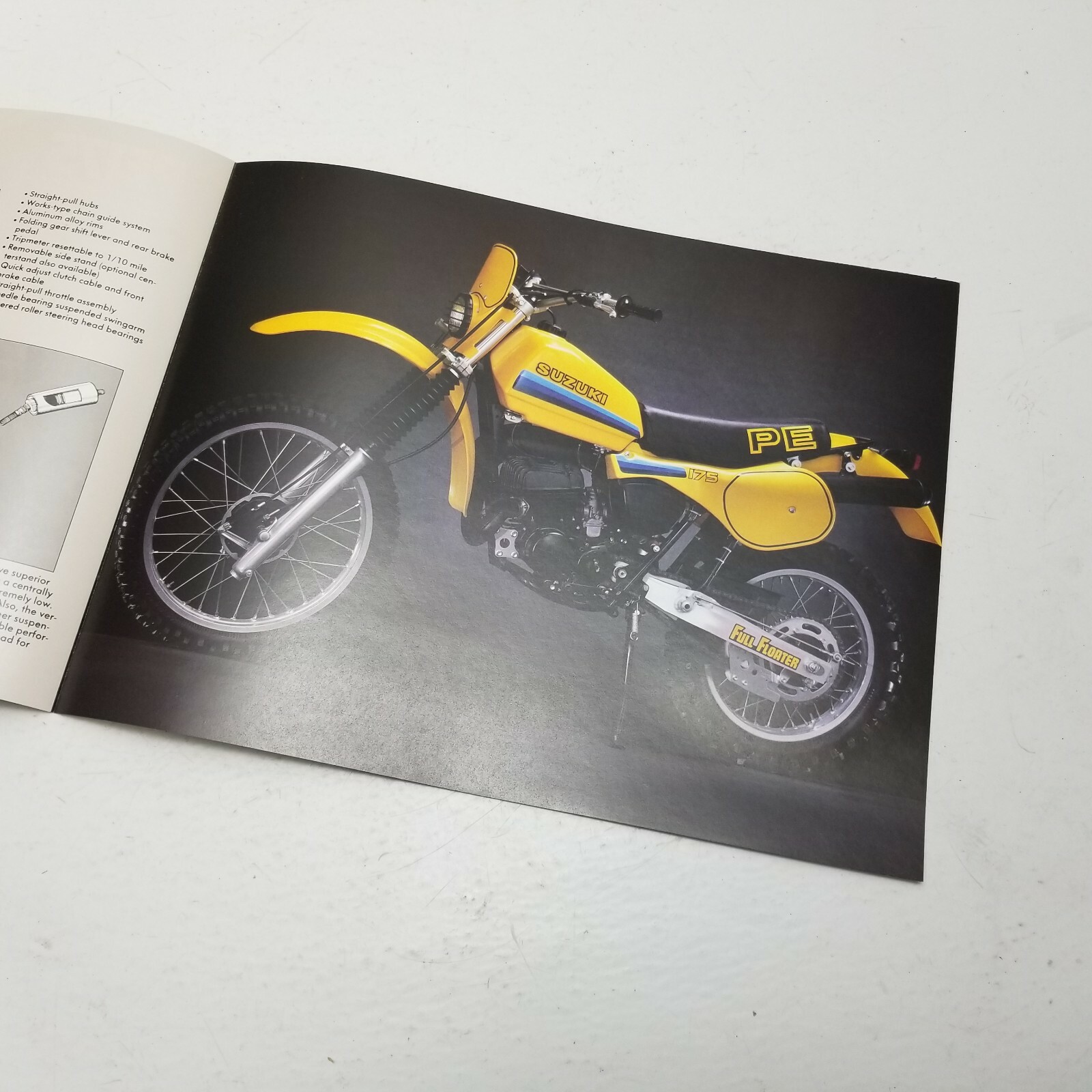 1982 Suzuki PE175 pe 175 Sales Brochure Advertising 8.5x11 | eBay