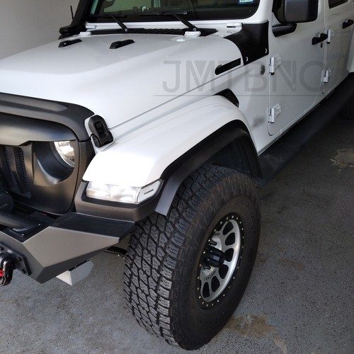 For Jeep Gladiator Car Fender Flares Wheel Arches Extension PVC Molding ...