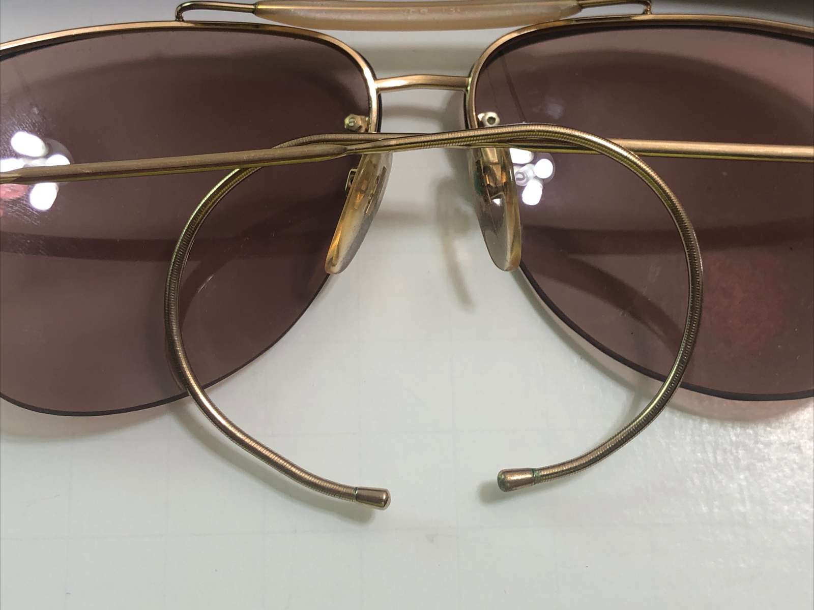 Vintage SAFILO UFO Gold Frame Prescription Sunglasses 60-15-150 | eBay