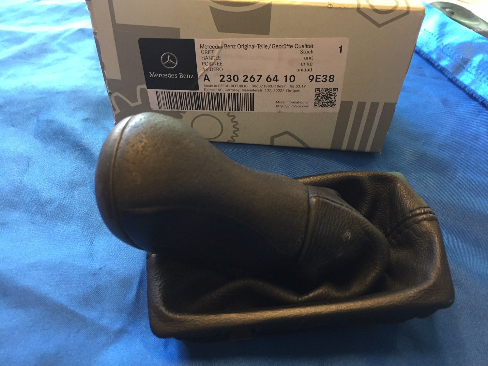 Mercedes 230 SL Cabrio R230 Schaltknüppel 2302676410 9E38 2302671510 ...