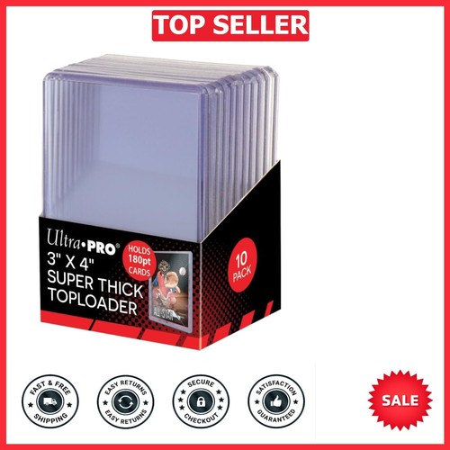 Ultra Pro 3" x 4" Toploader - Rigid PVC Card Holders, 180PT Capacity ...