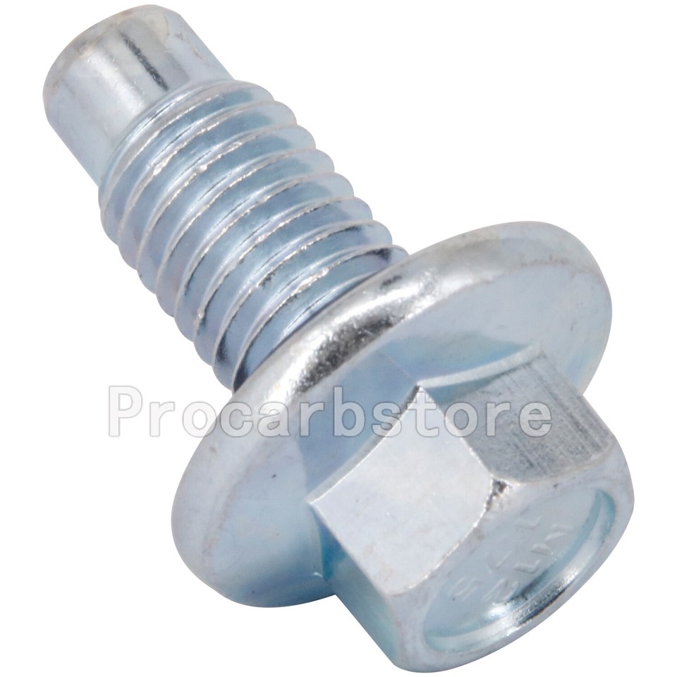 5x New Oil Pan Drain Plug Bolt W/O-Ring For GM Chevrolet Buick Cadillac ...