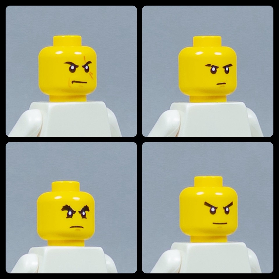 LEGO Ninjago Techno Robe Kai, Cole, Jay & Zane (Custom Heads) W/ Techno ...