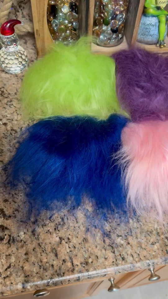 Troll Doll Replacement Hair. 8 Piece Various Color Lot. Icelandic Wool ...