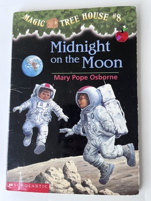 Magic Tree House #8 Midnight on the Moon by Mary Pope Osborne (1996 ...