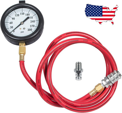 For Cummins Diesel Fuel System Compucheck Pressure Test Port Test Gauge ...