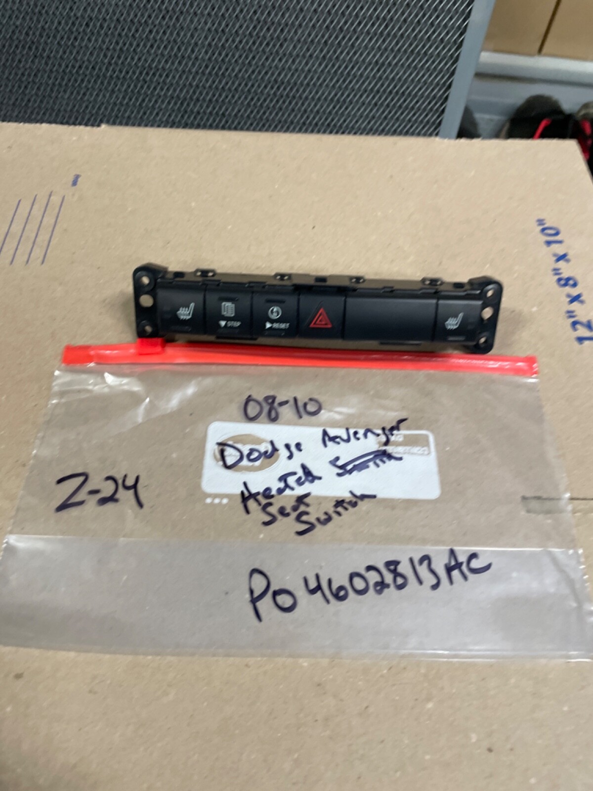 08 -10 Dodge Avenger heated seat hazard control switch P04602813AC | eBay