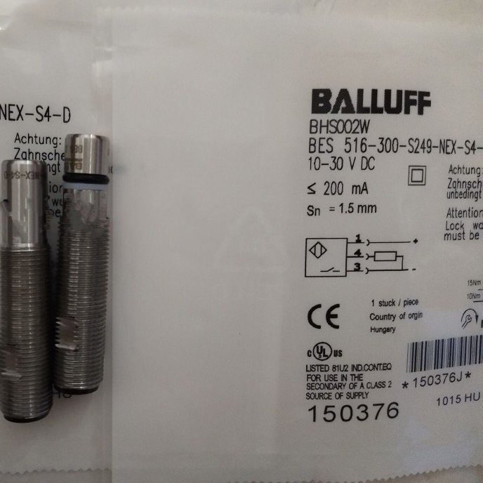 one New BALLUFF BES 516-300-S249-NEX-S4-D Proximity switch spot stock ...