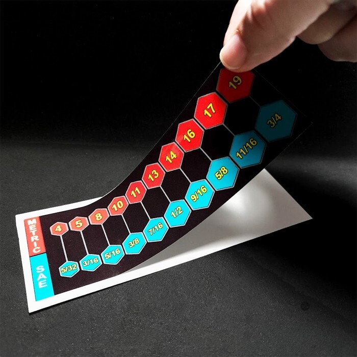 SAE to Metric Wrench Interchange Conversion Chart Sticker: No More ...