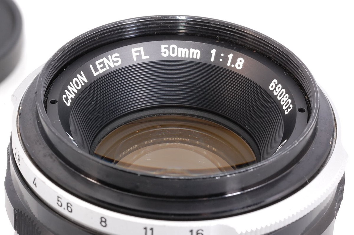 Canon FL 50mm f1.8 MF Standard Prime vintage old Lens [Exc+5 Canon FL 50mm f1.8 MF Standard Prime vintage old Lens [Exc+5