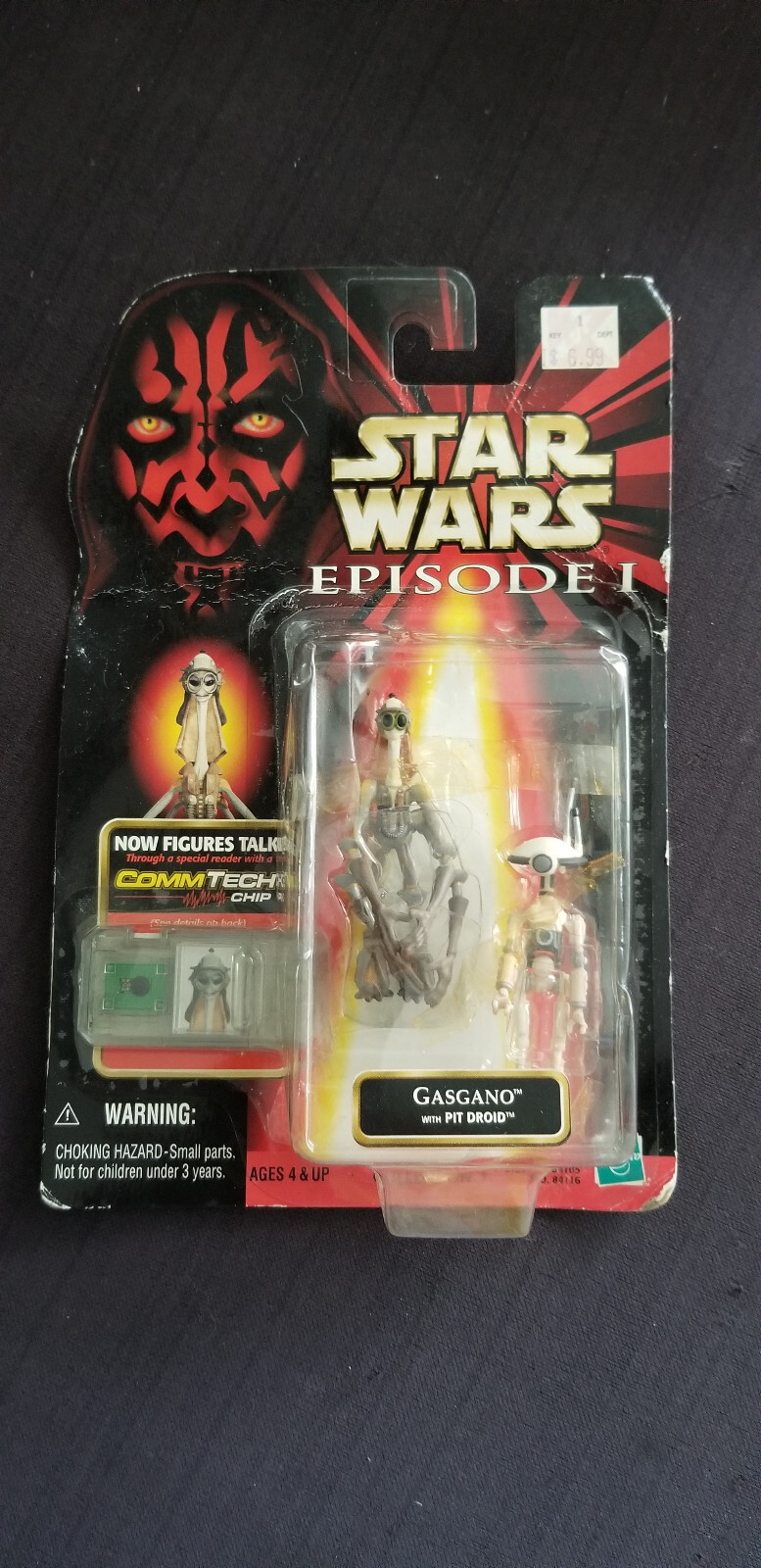 1999 Star Wars Episode 1 Commtech Chip Collection 3 Gasgano With Pit Droid 7 | eBay