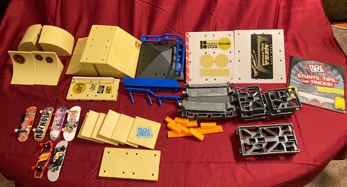 Tech Deck BIG Lot Skate Park Half Pipe Ramps Fingerboards Sandlot, Plan ...