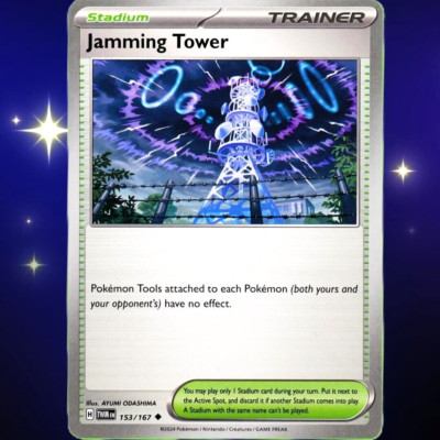 Jamming Tower - UNCOMMON - Pokemon Scarlet & Violet Twilight Masquerade ...