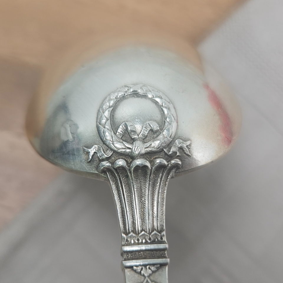 French Belle Epoque Era 950 Silver Lapparra & Gabriel Baron Gérard Tablespoon | eBay