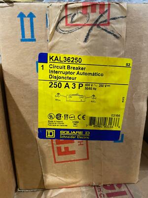 NEW KAL36250 SQD Square D Circuit Breaker | eBay