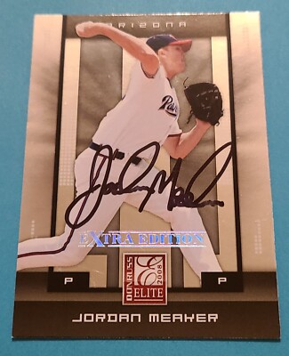JORDAN MEAKER RC Signed 2008 Donruss Elite #55 Diamondbacks DBU ...