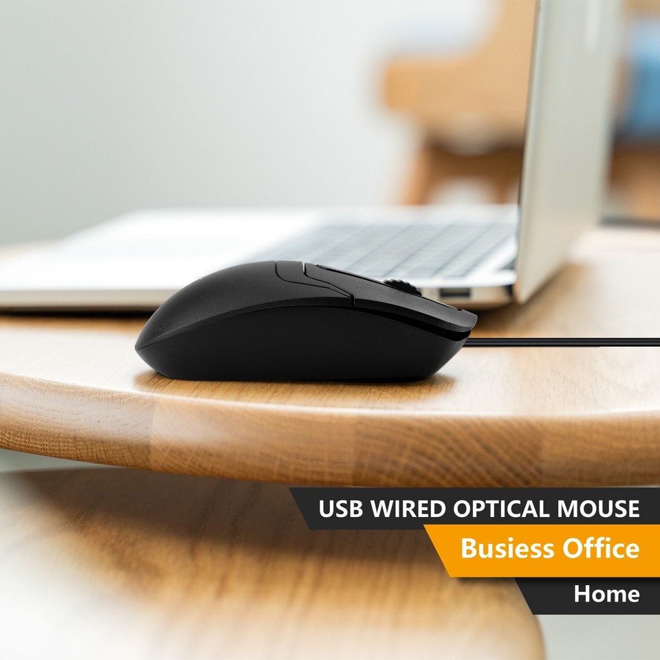 Universal Wired USB 2.0 Optical Mouse Mice for PC Laptop Notebook ...