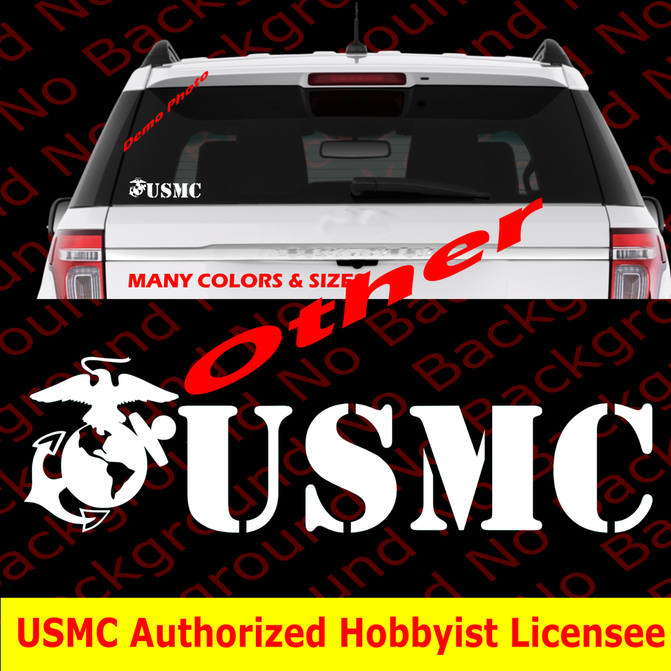 USMC EGA Marines Vinyl Car Decal Die Cut Sticker for Semper Fi Veteran ...