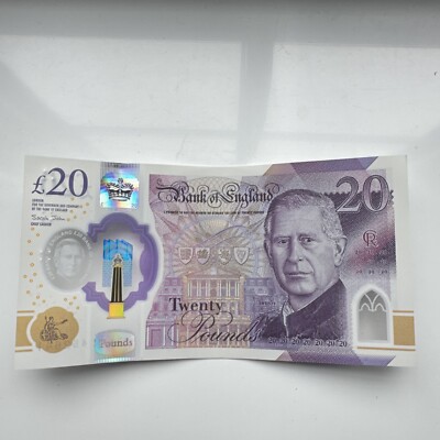 King Charles 20 pound note eh02 rare brand new | eBay UK