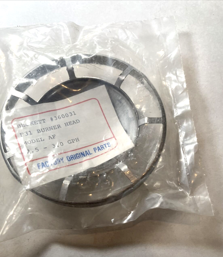 New Beckett 360031 OEM Burner Head NOS [ | eBay