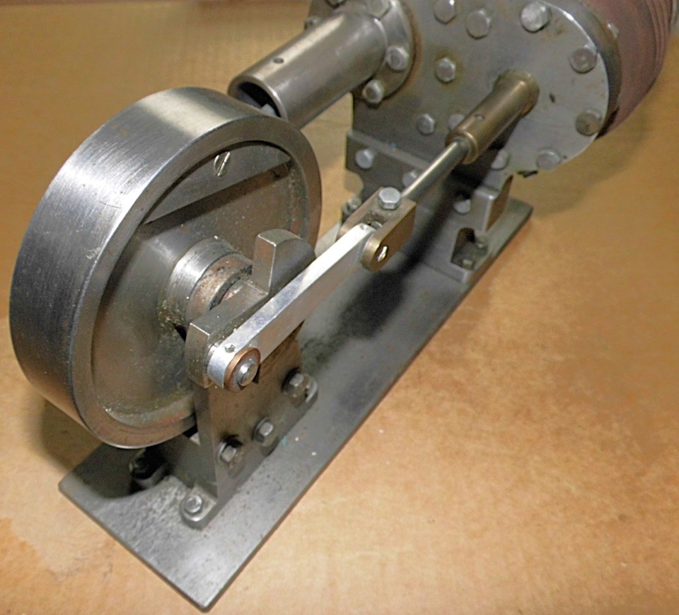 VINTAGE ENGINEER BUILT LARGE STIRLING ENGINE 13" LONG | eBay UK