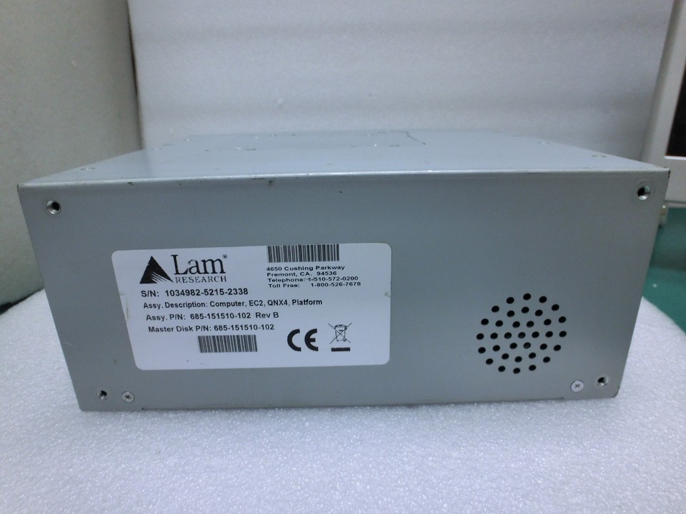 Lam Research 685-151510-102 Rev B Computer,EC2,QNX4 Platform,24Vdc,Used ...