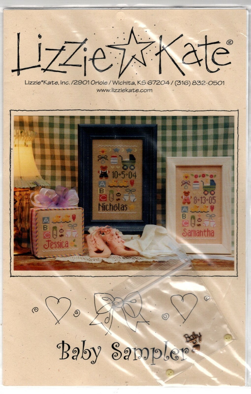 LIZZIE KATE counted cross stitch charts -YOUR CHOICE- new | eBay