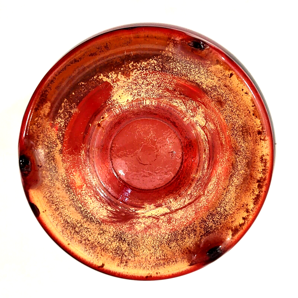 Vintage Ruby Red Glass Oil Lamp Eagle Burner with Chimney 15" | eBay