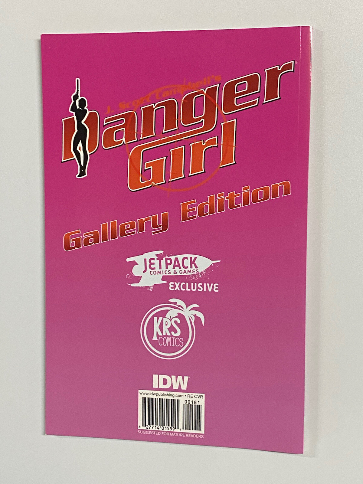 DANGER GIRL GALLERY EDITION JETPACK COMICS KRIS EXCL; VIRGIN VAR ...
