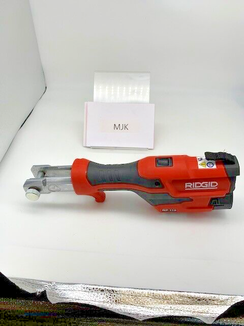RIDGID RP115 Press Tool W/ 12V BATTERY 1 1/2IN JAW AND 1 3/4IN JAW | eBay