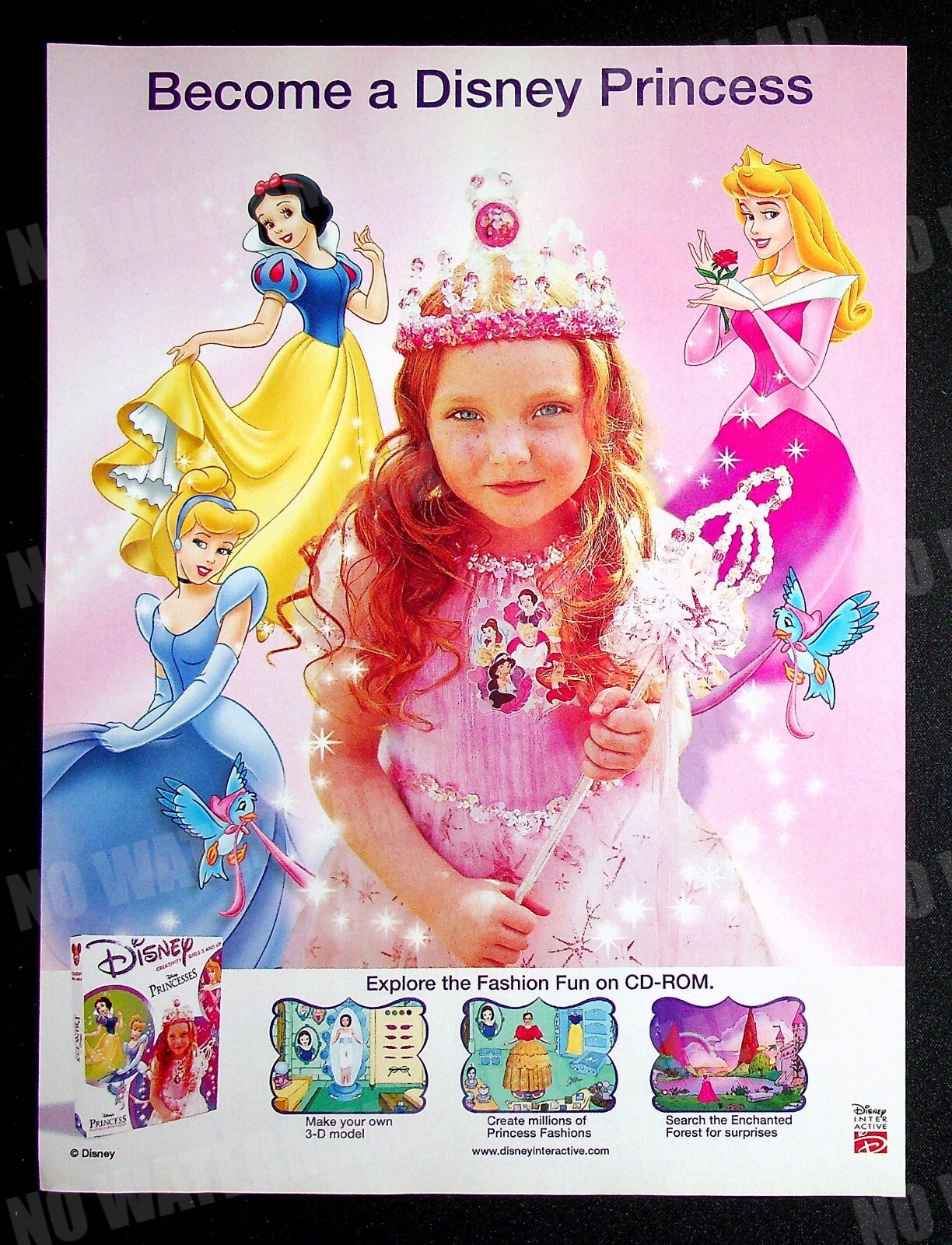 Disney Princess Disney Interactive Print Magazine Ad Poster ADVERT ...