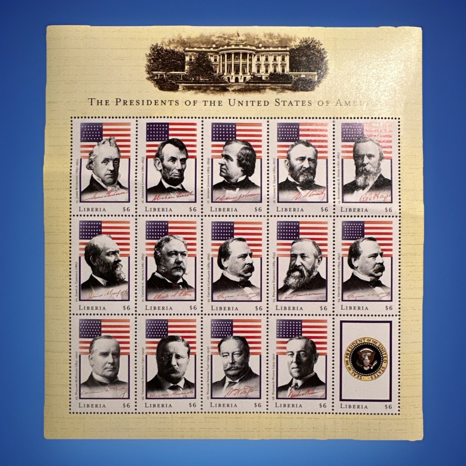LIBERIA #2567-2569 2009 U.S PRESIDENTS - 3 Sheets 15 Stanps Each Sheet | eBay