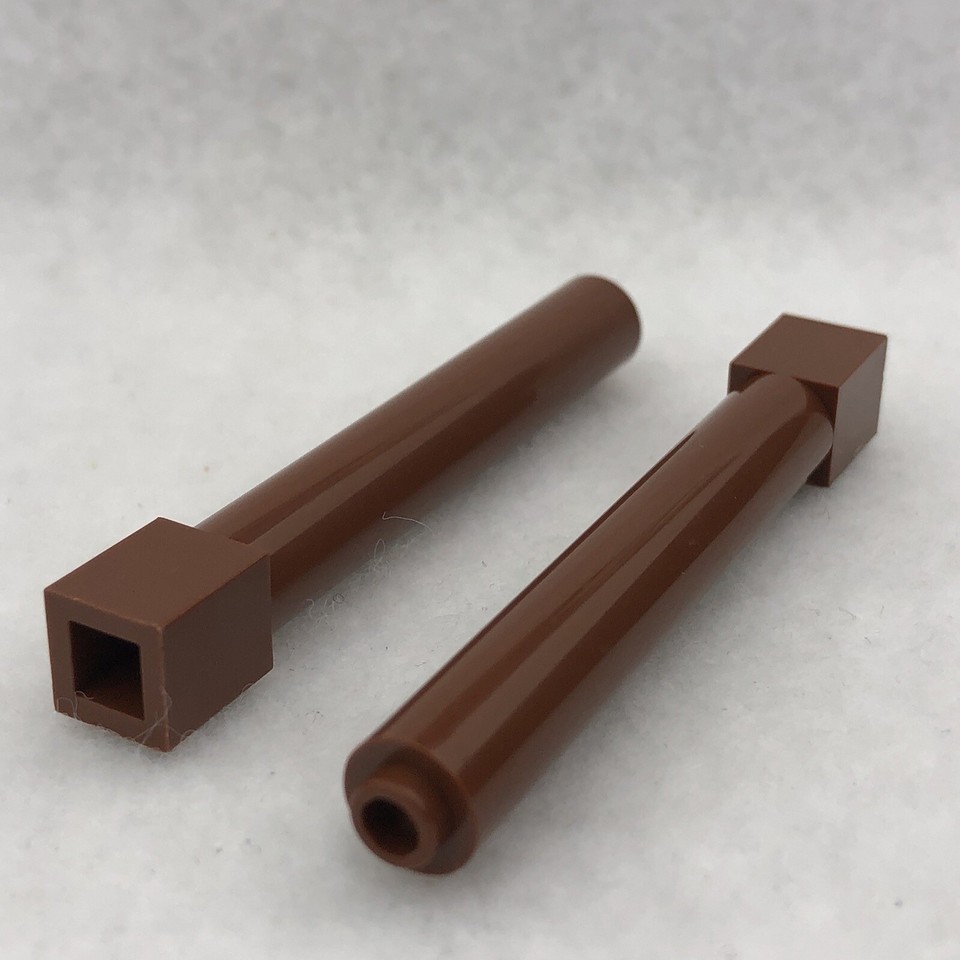LEGO 43888 Reddish Brown Support 1 x 1 x 6 Solid Pillar (x2) | eBay