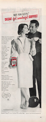 Nestles Coffee Print Ad Vintage Advertisement Coffee Ad Instant Decaf ...