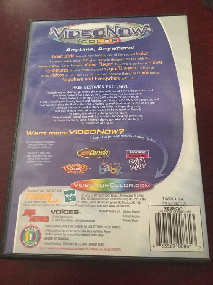 VIDEONOW Color Personal Video Disc: Voices Jamie Bestwick Exclusive | eBay