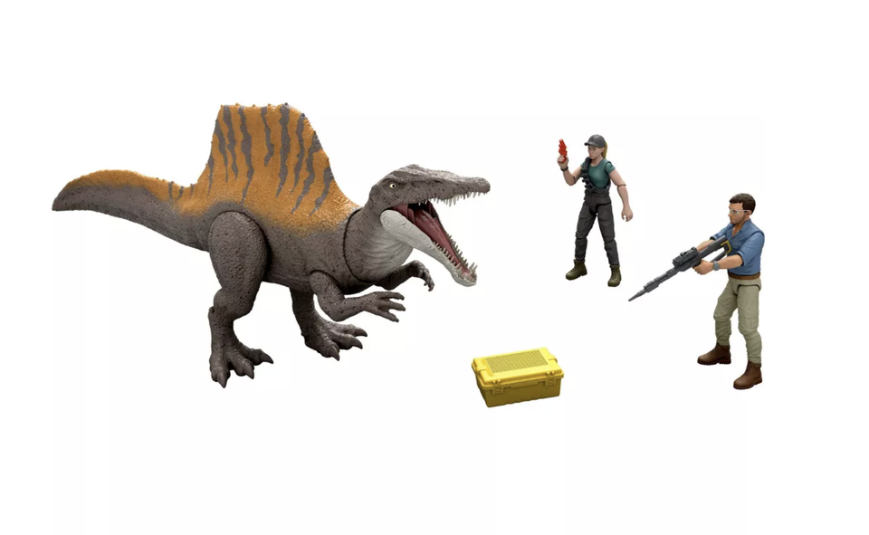 Jurassic World Rebirth Storypack Exclusive Spinosaurus Human Figures ...