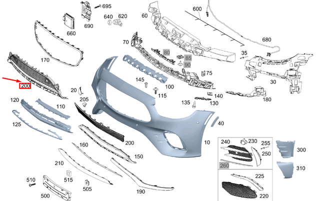 Mercedes-Benz E Class W213 AMG Front Bumper Cover P/n A2138858804 Ref ...