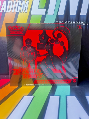 Pokemon Destined Rivals Elite Trainer Box ETB 9 Booster Packs Lot NEW🔥 ...