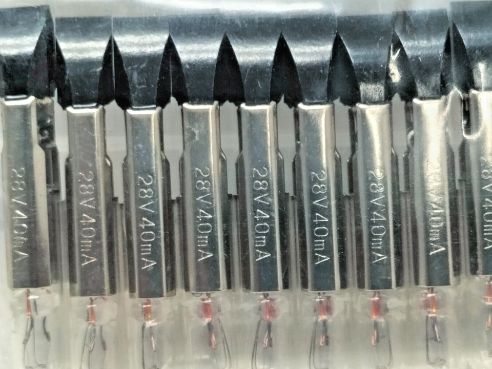 EAO REPLACEMENT BULB FOR LIGHT BULBS TELEPHONE SWITCH BOARD 28V 40MA ...