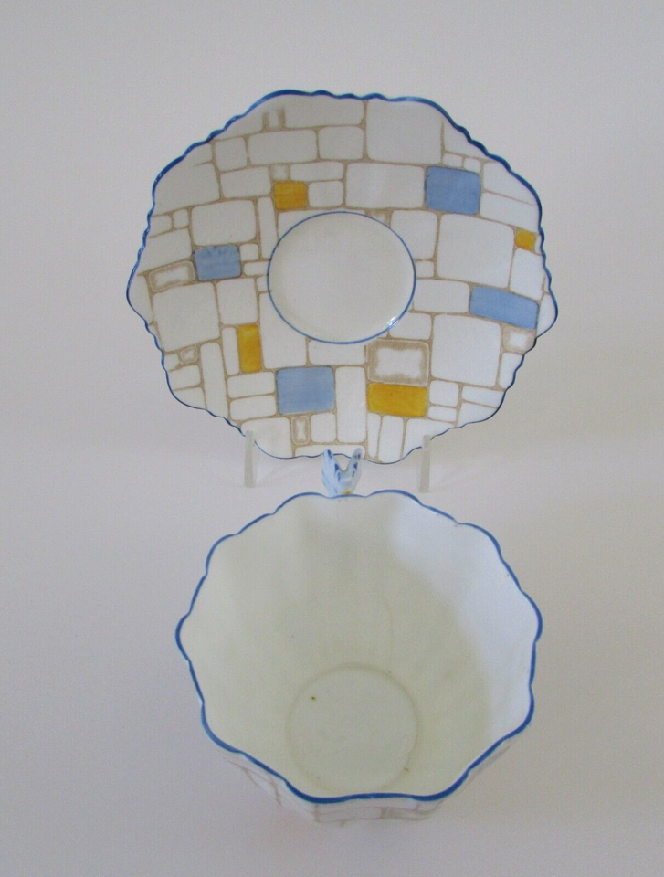 PARAGON Vintage 1930's Art Deco Flower Handle Teacup & Saucer | eBay