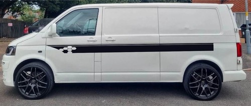 VW Transporter Side Stripe Decals Both Sides SWB LWB Any Year Colour ...