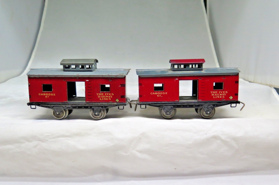 IVES Prewar O Gauge Two 567 Cabooses | eBay