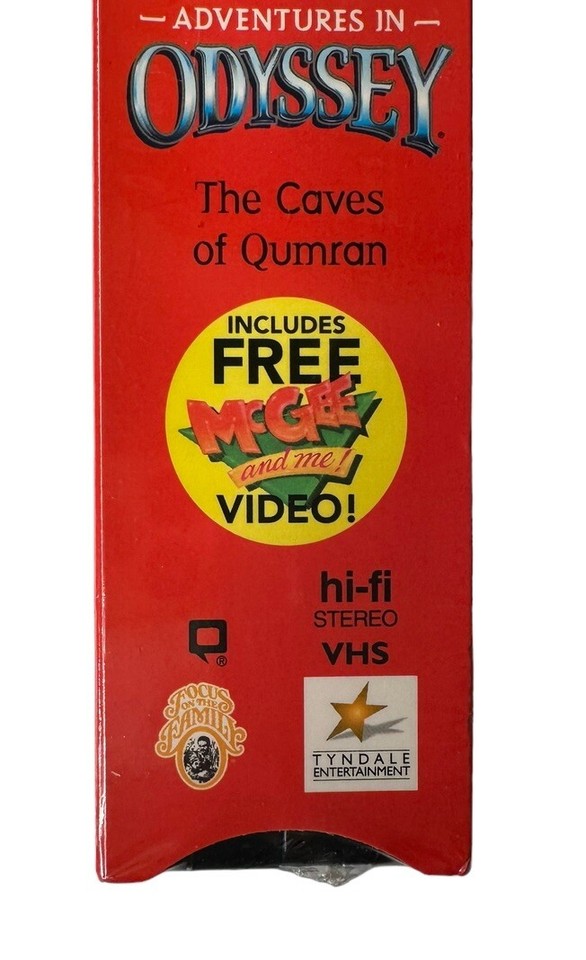 Vtg Adventures in Odyssey The Caves of Qumran BONUS McGee and Me! VHS ...