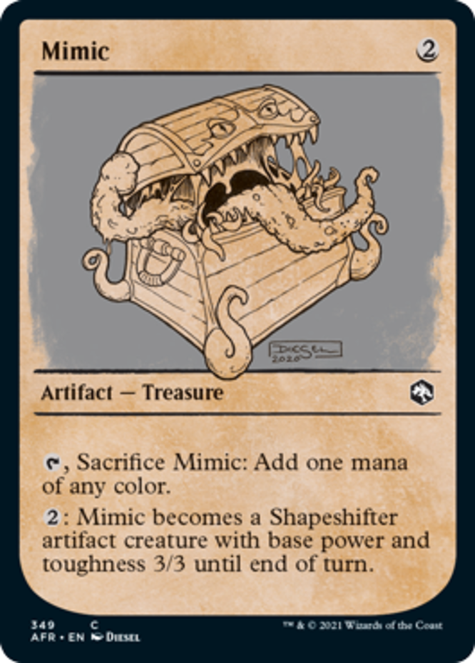 MTG Mimic - Showcase NM-Mint Adventures in the Forgotten Realms | eBay